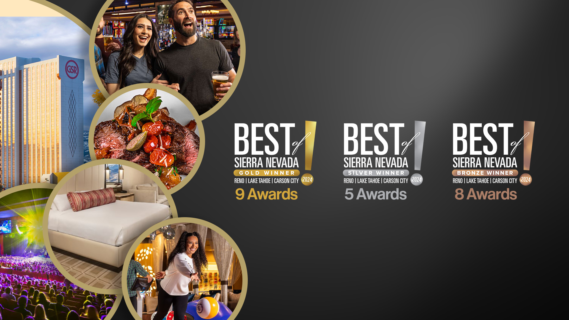 Grand Sierra Resort Receives 22 “Best of Sierra Nevada” Wins