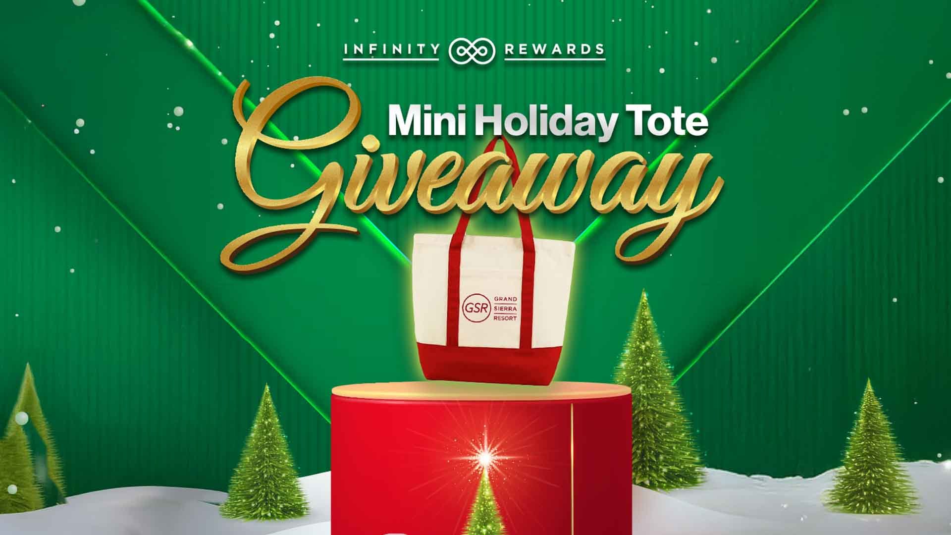 Mini Holiday Tote Bag Giveaway | Infinity Rewards