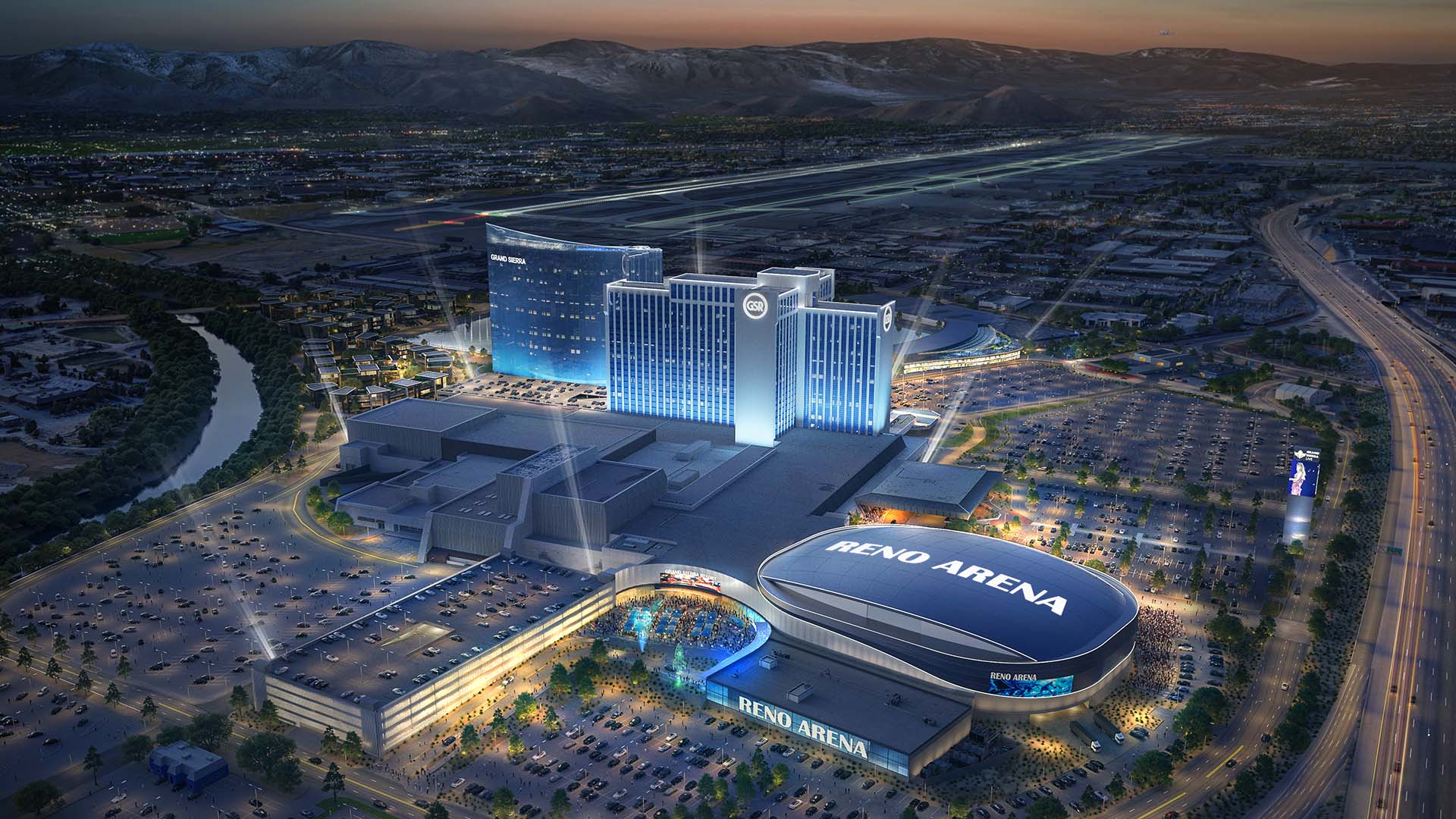 Grand Sierra Resort Reaches Architectural Milestone for New Arena