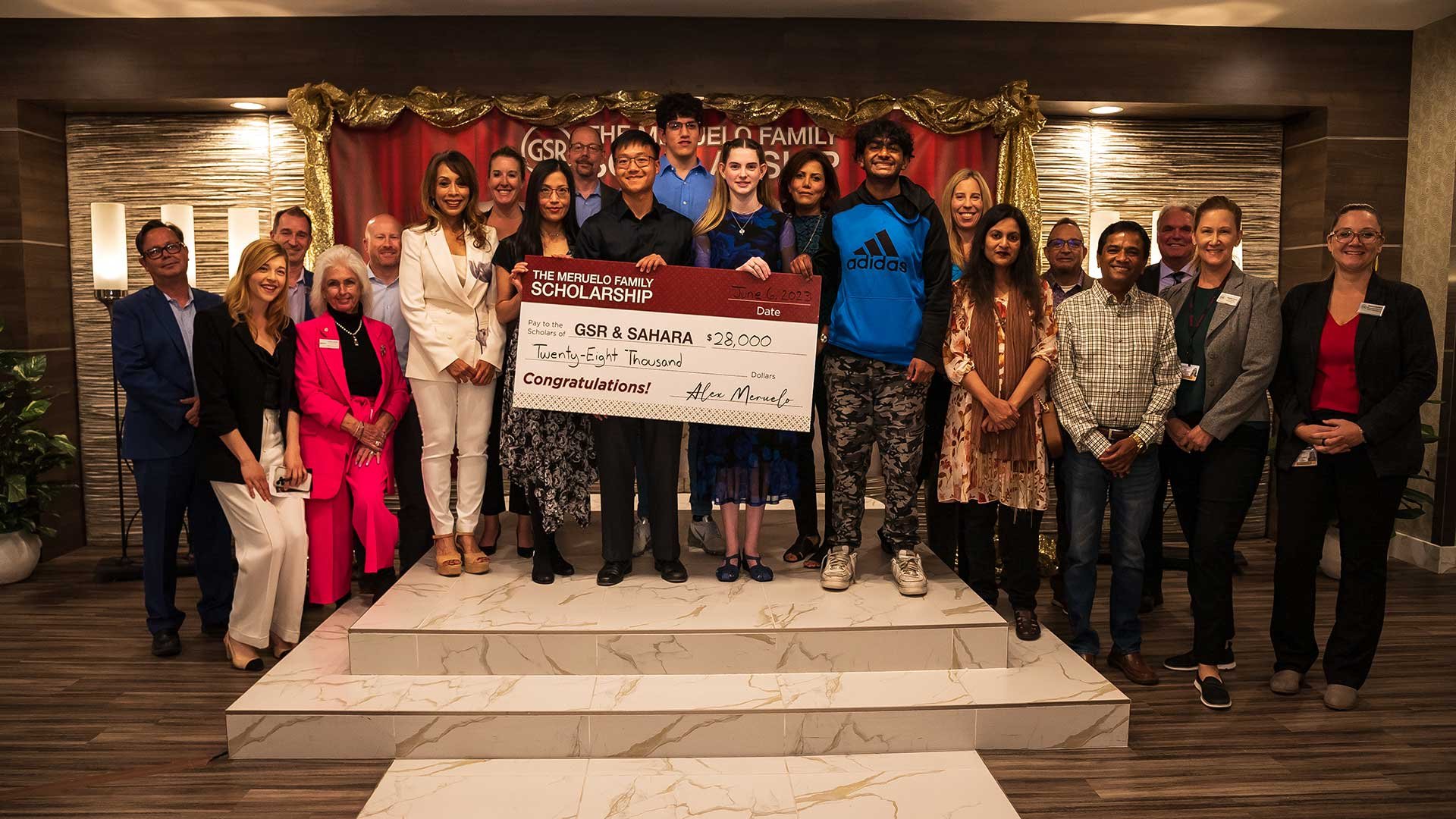 Meruelo Family Scholarship Awards $14,000 to Children of GSR Team Members