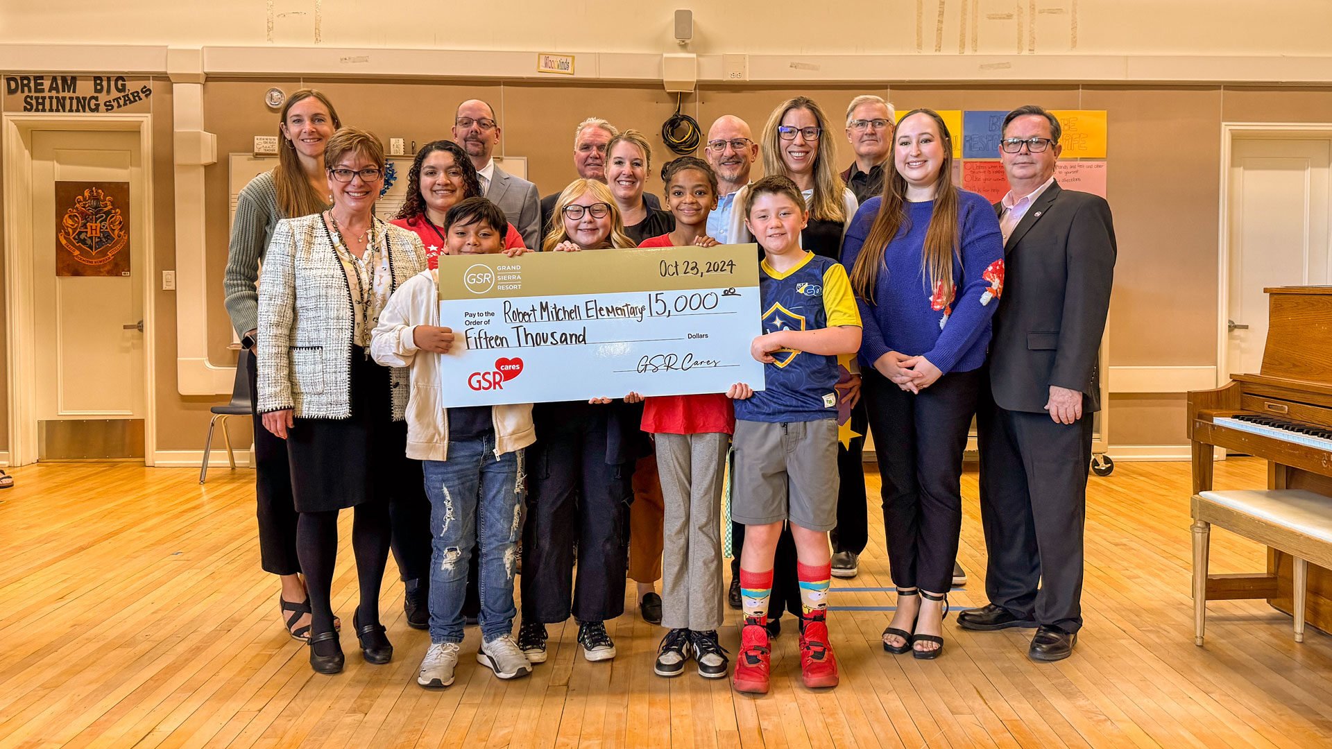 Grand Sierra Resort and Casino Presents $15,000 to Two Local Schools