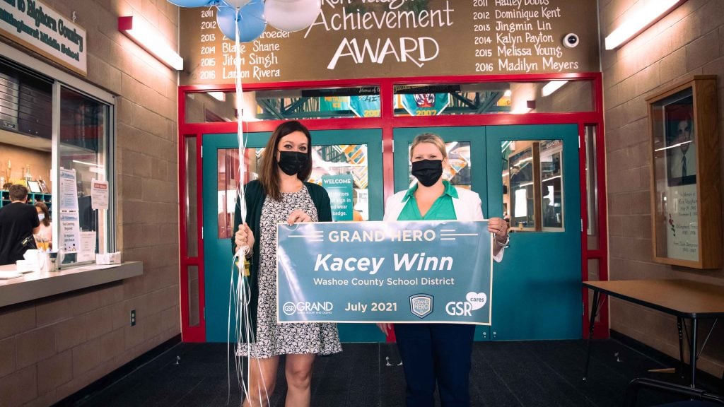 Grand Sierra Resort and Casino celebrates “Grand Hero” winner at ...