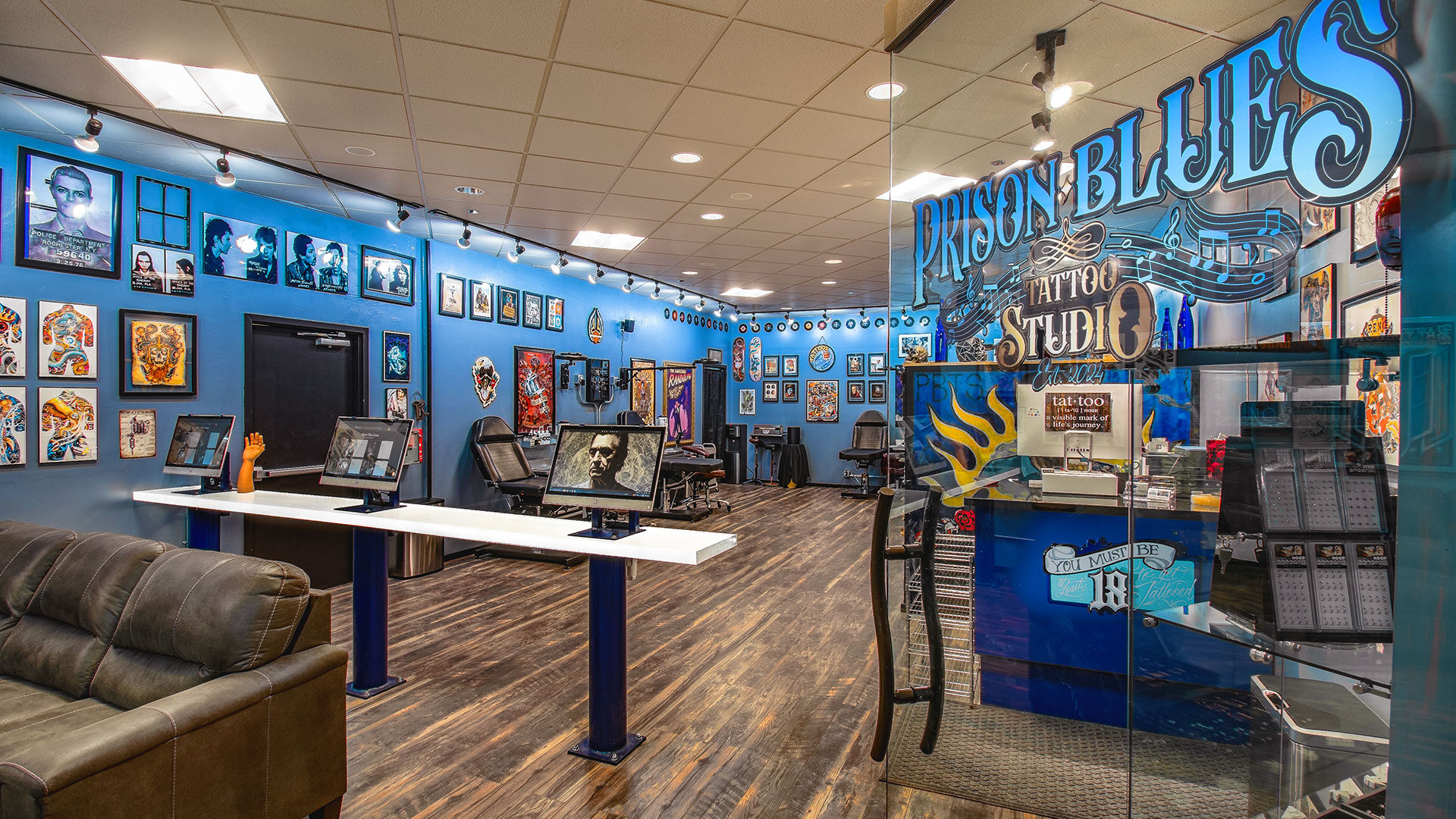 Prison Blues Tattoo Studio Opening at Grand Sierra Resort